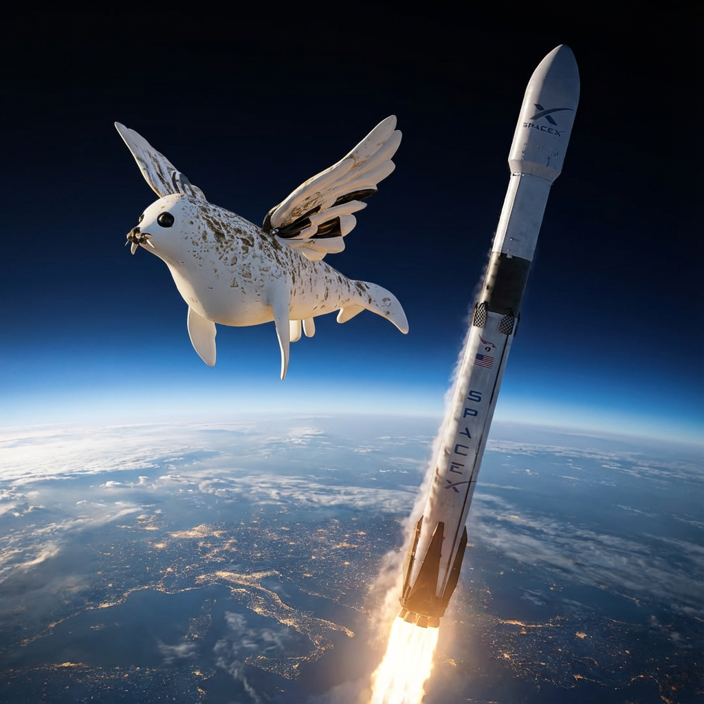 Flying Serotonin Seal